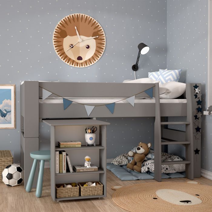 Perry For Kids Mid Sleeper in Grey Home Store Uk